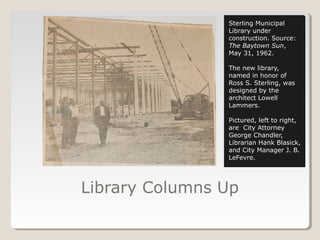 Library history slideshow | PPT
