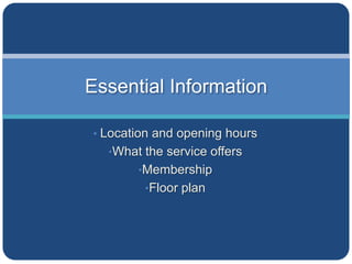 Library induction | PPTX