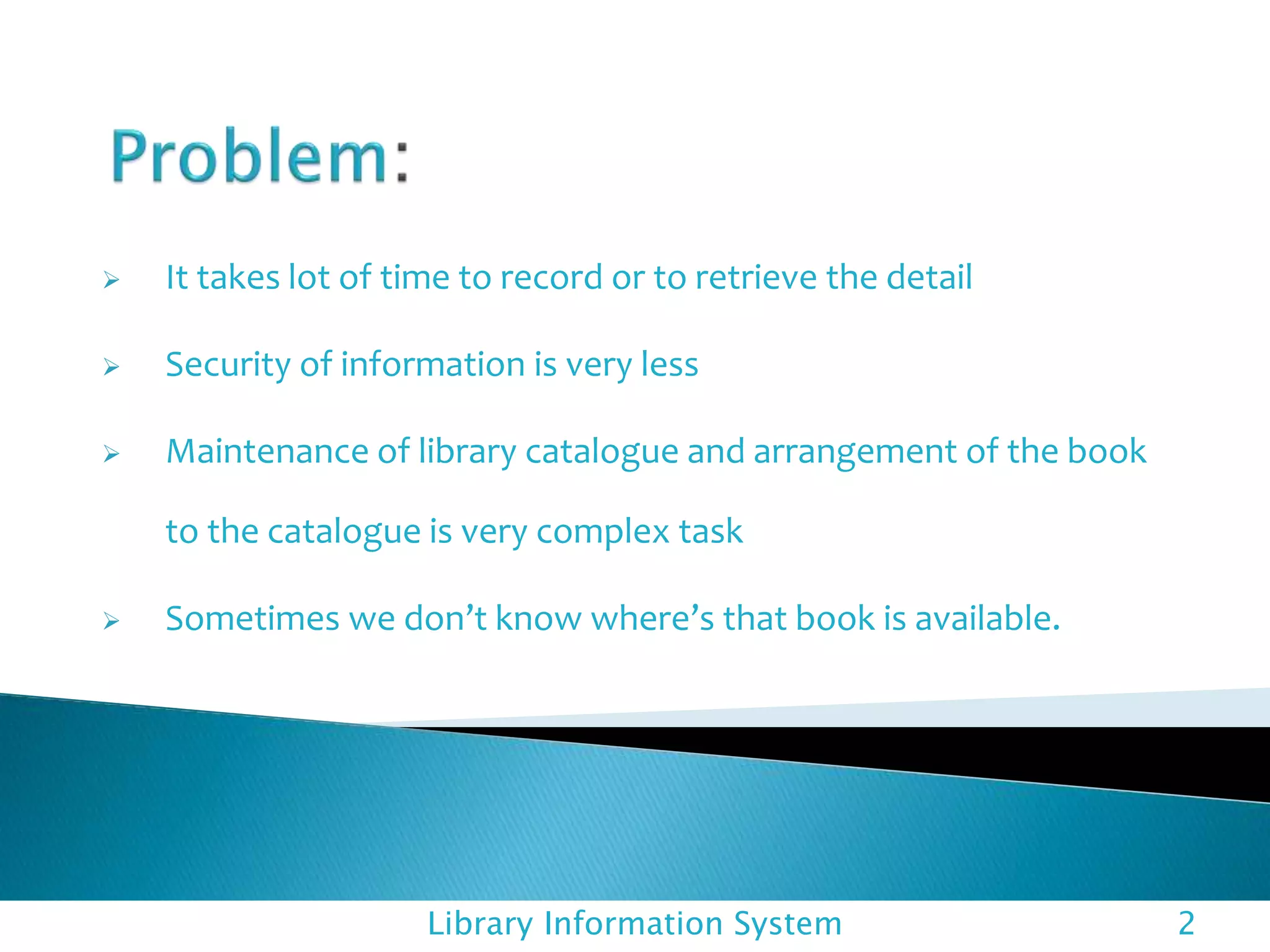 Library information system | PPT