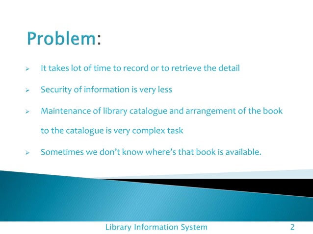 Library information system | PPTX
