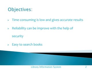 Library information system | PPTX