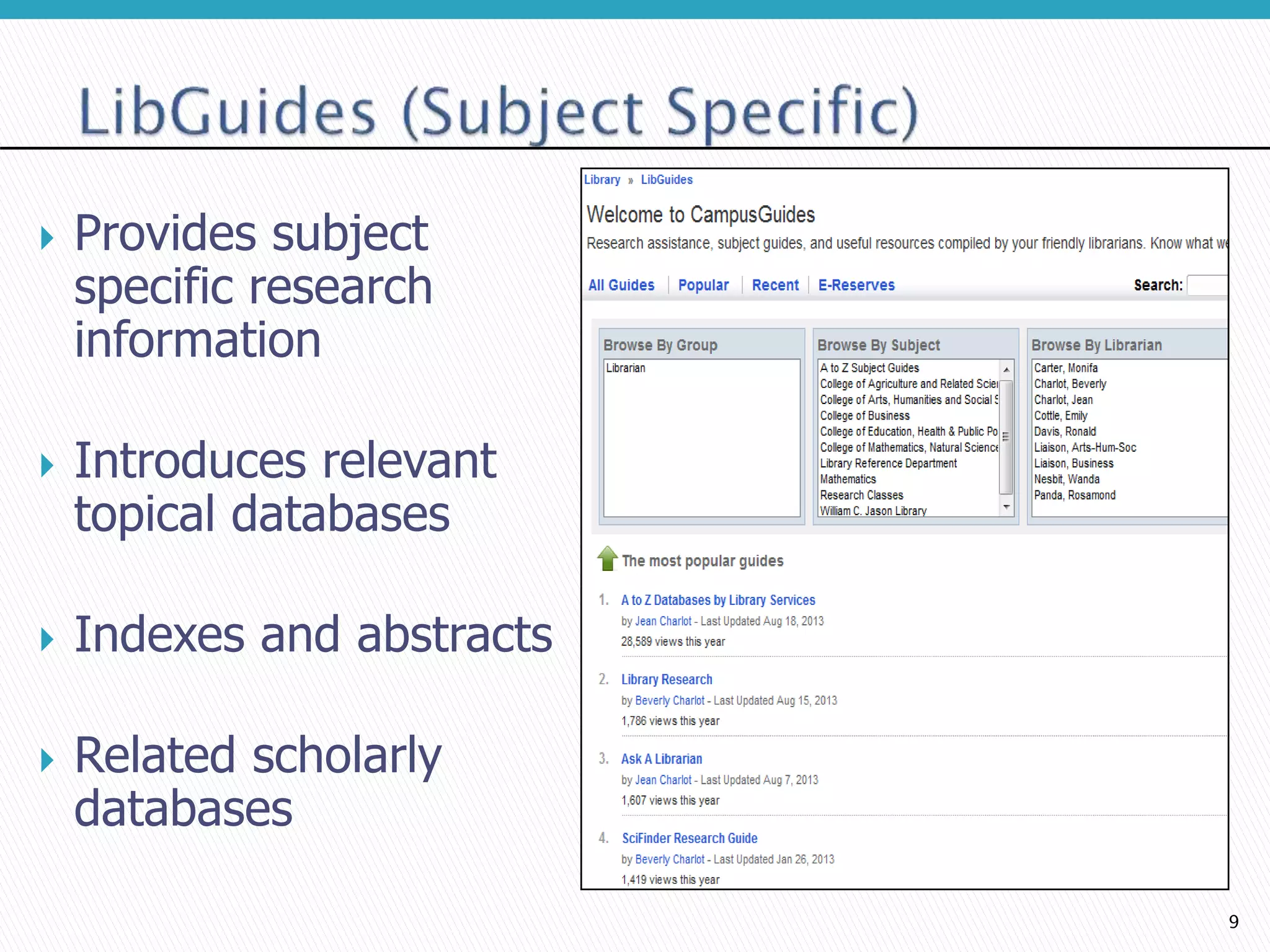 Library information technology and resources overview | PPTX