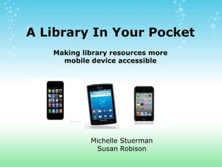 Library In Your Pocket | PPTX | Internet | Computing