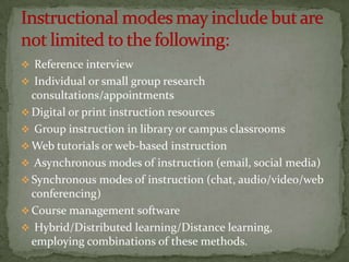 Library instruction | PPTX
