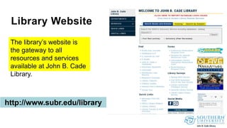 Library instruction business dr powell | PPTX