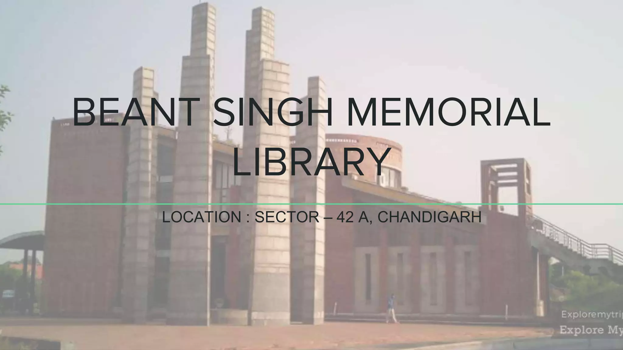Library Interior Design - case study - Beant Singh Memorial Library | PDF