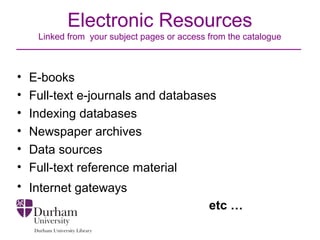 Introduction to the Library for geographers | PPT