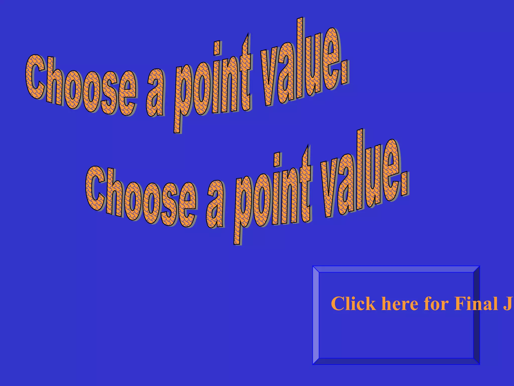 Library Jeopardy Seventh Grade | PPT