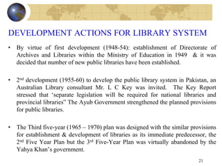 Library legislation in pakistan | PPT