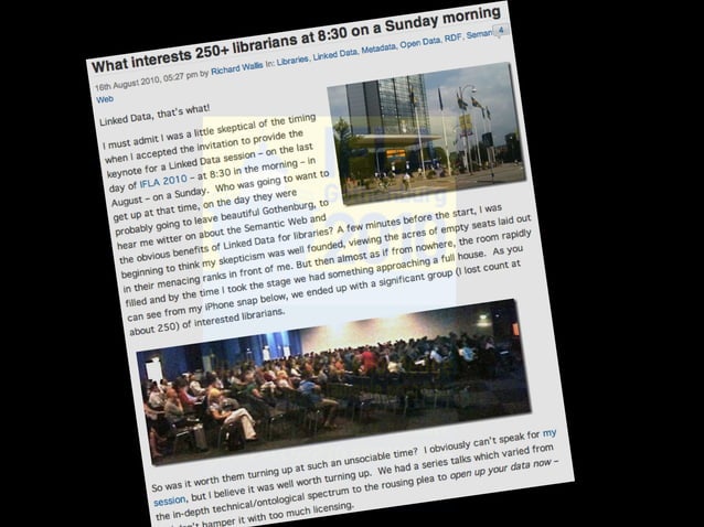 Library Linked Data Progress | PPT