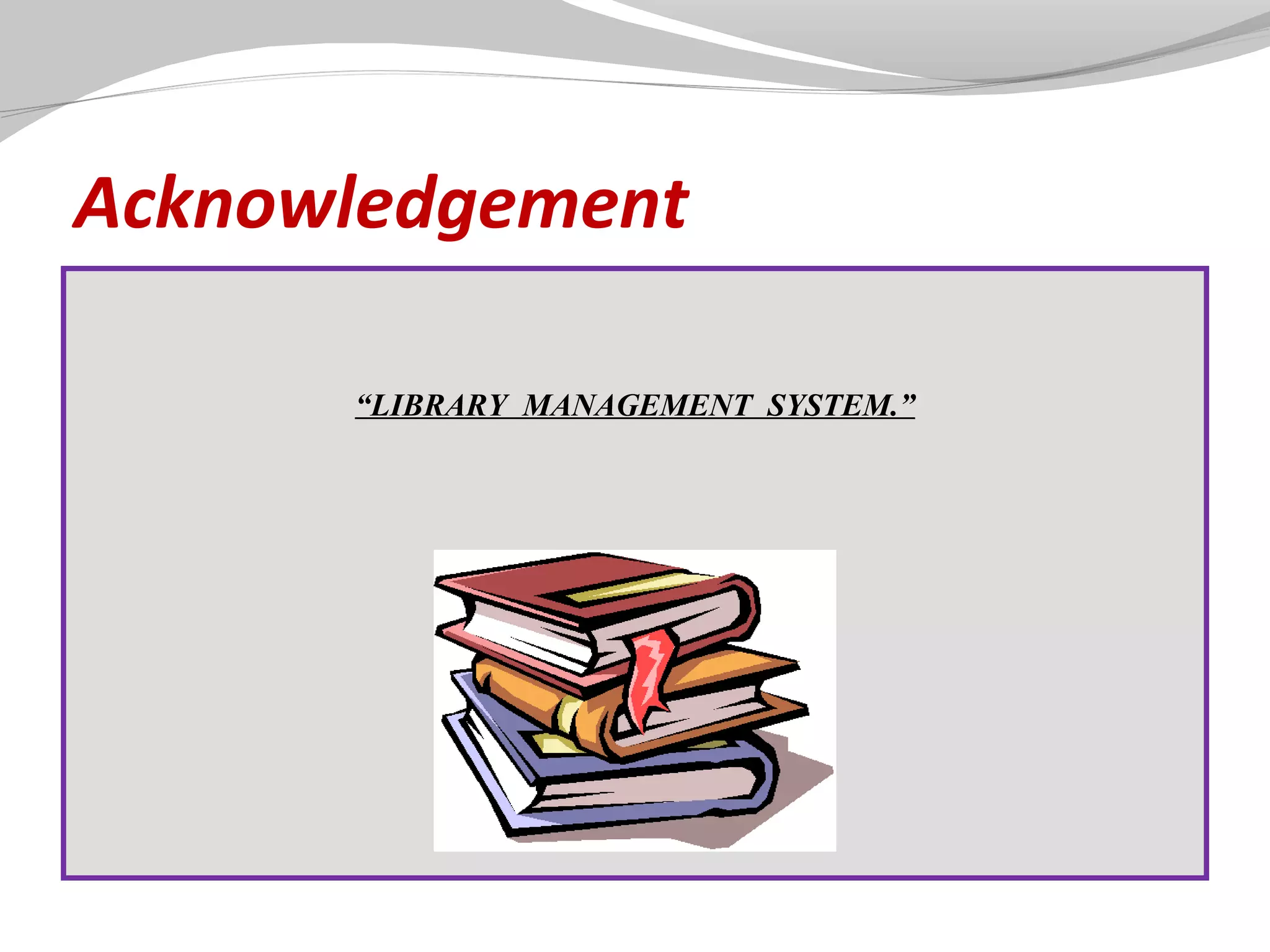 Library management system presentation | PPT