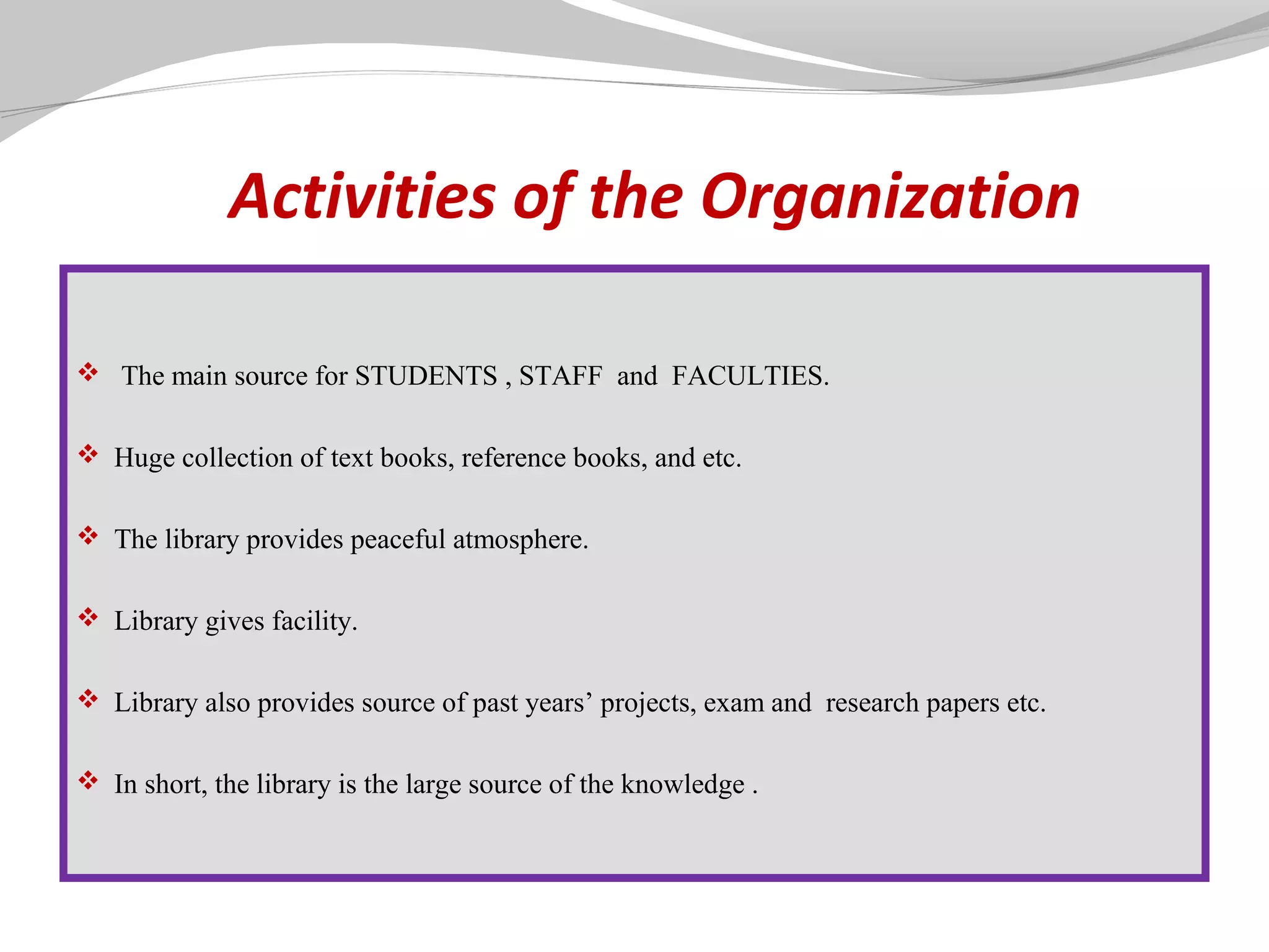 Library management system presentation | PPT