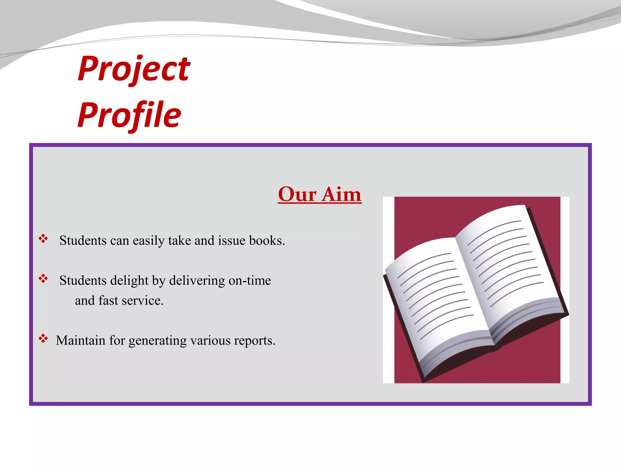 Library management system presentation | PPT