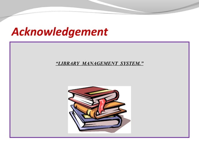 Library management system presentation | PPT