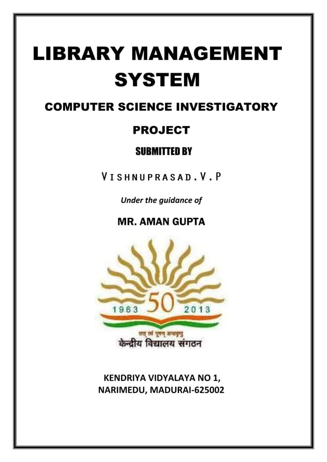 Library management | PDF