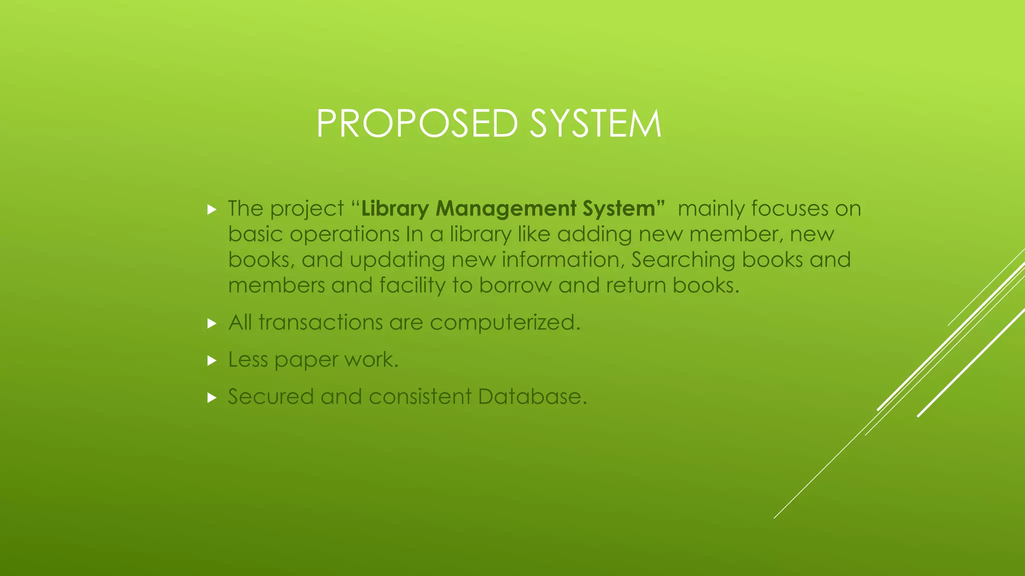 Library Management Project Presentation | PPTX