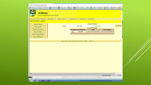 Library Management Project Presentation | PPTX | Databases | Computer ...
