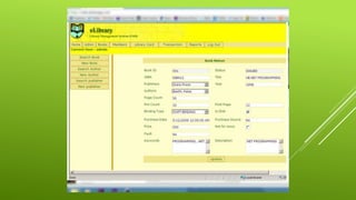 Library Management Project Presentation | PPTX