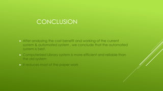 Library Management Project Presentation | PPTX