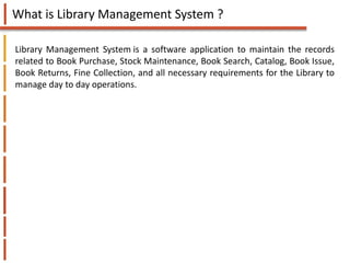 Library management websitecreationhub.com