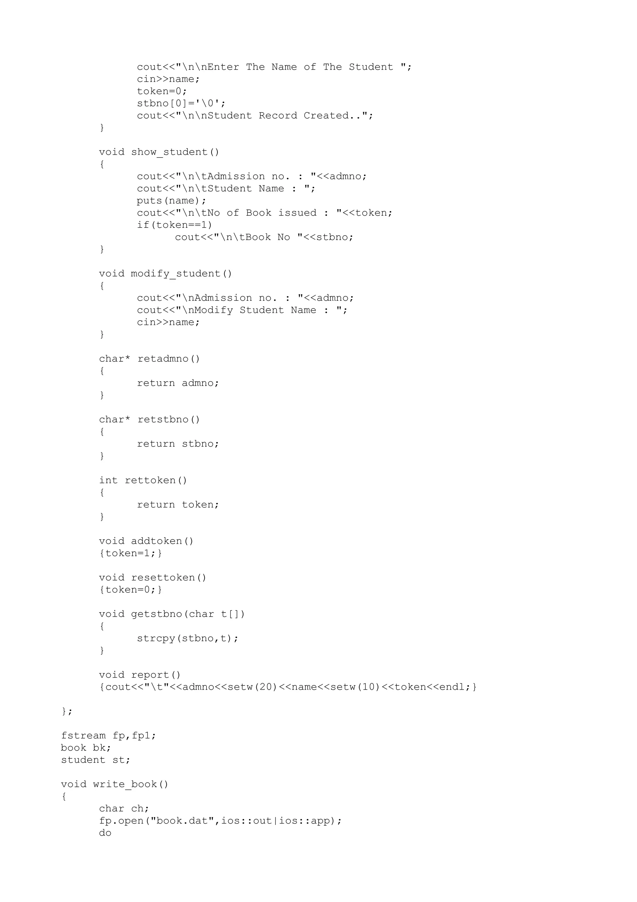 Library management system code | PDF