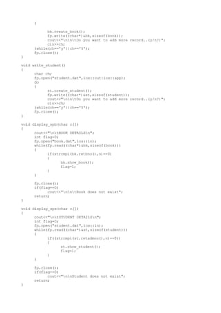 Library management system code | PDF