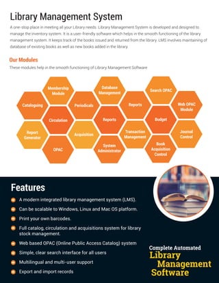 Library Management Software | PDF