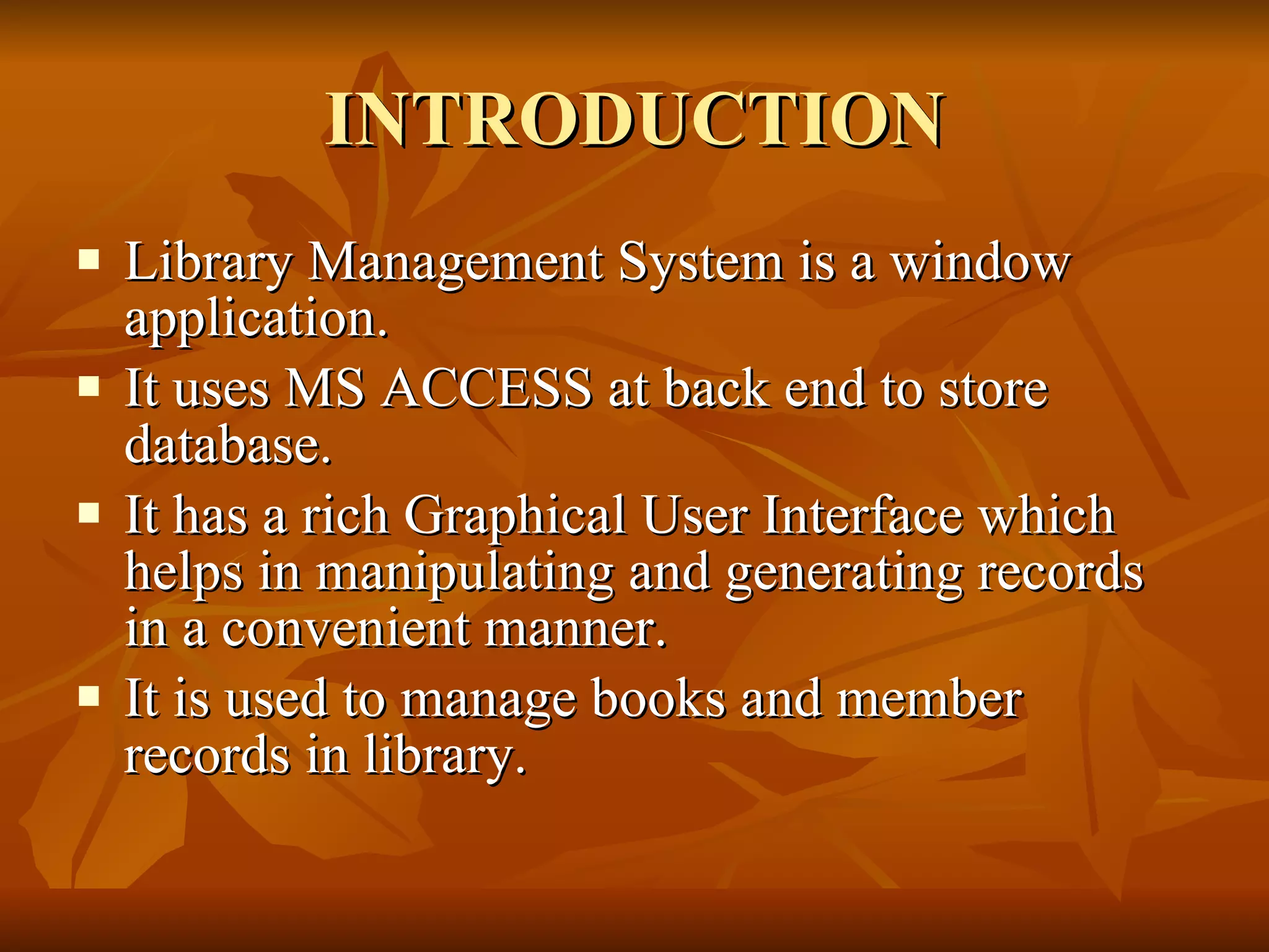 Library management system | PPT