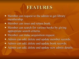 Library management system | PPT | Free Download