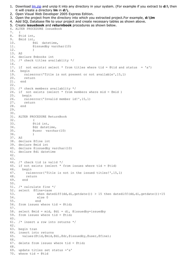 Library management system | PDF