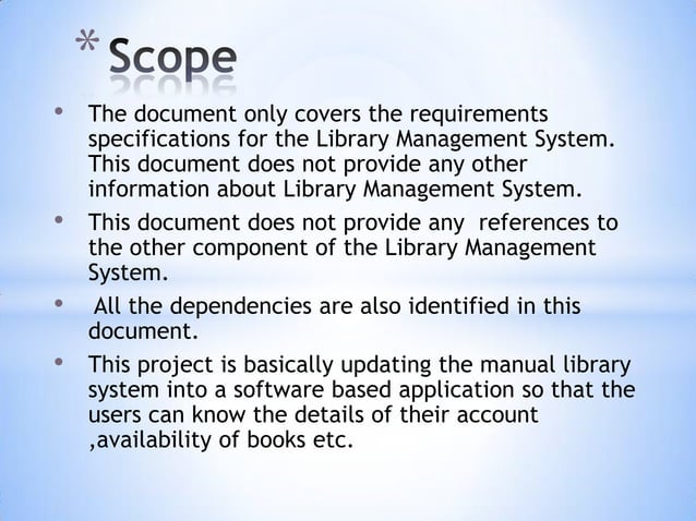 Library management system | PPTX