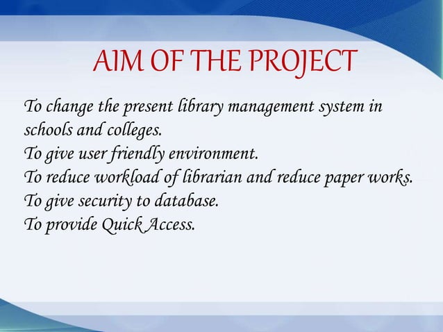 Library Management System | PPT