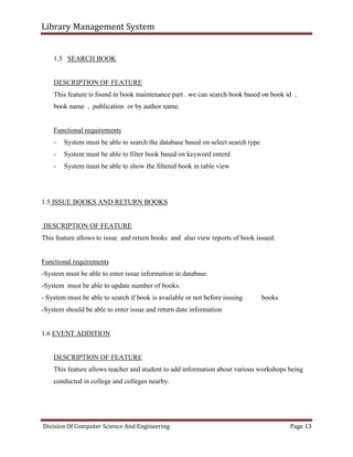 Library management system | PDF