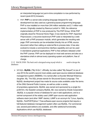 Library management system | PDF