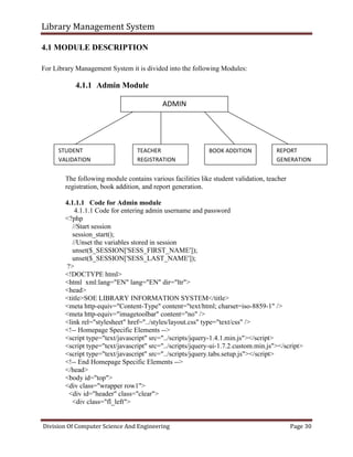 Library management system | PDF