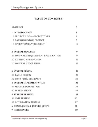 Library management system | PDF