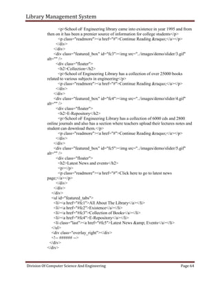 Library management system | PDF