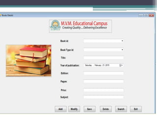 Library management system | PPTX