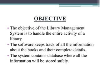 Library management system | PPTX