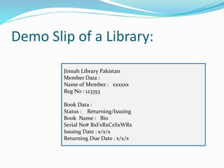 Library management system basic points | PPT