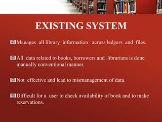 Library management system | PPTX