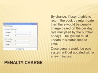 Library management system | PPTX | Operating Systems | Computer ...
