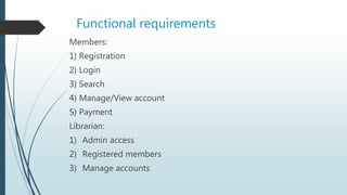 Library management system | PPTX