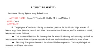LIBRARY MANAGEMENT SYSTEM.pptx for students | PPTX