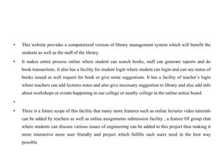 Library management system in java .pptx