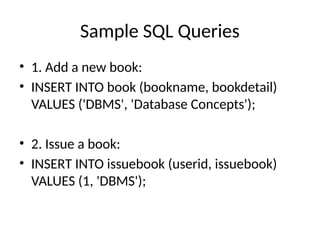 Library_Management_System.pptx database management system | PPTX