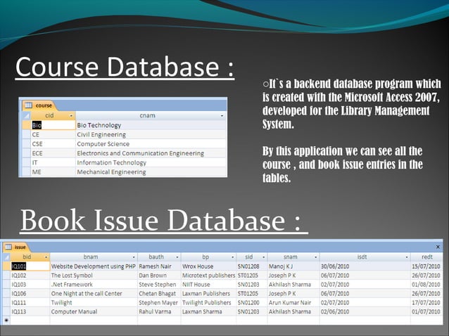 Library Management System | PPT