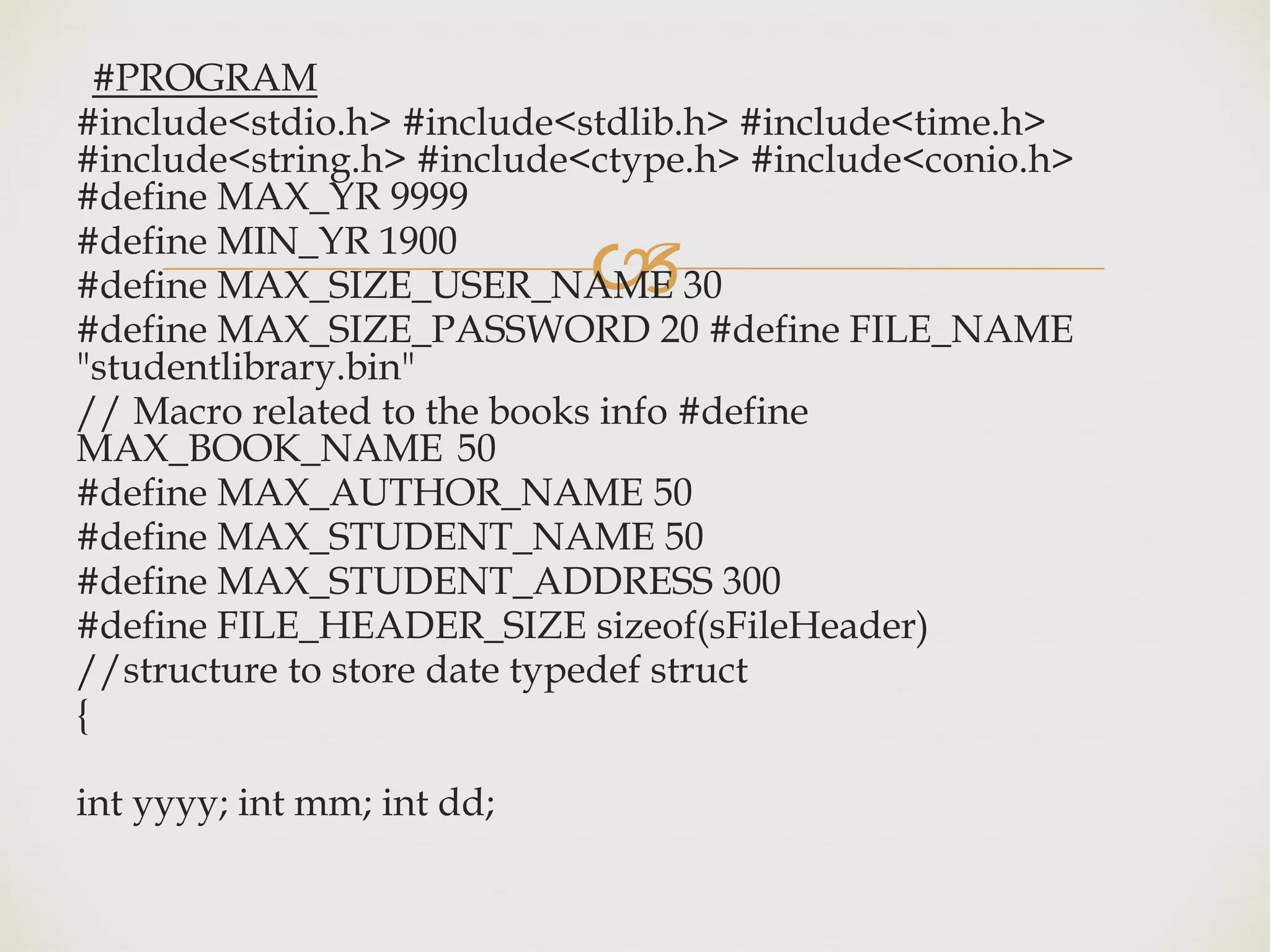 LIBRARY MANAGEMENT SYSTEM ppt.pptx | Operating Systems | Computer Software and Applications