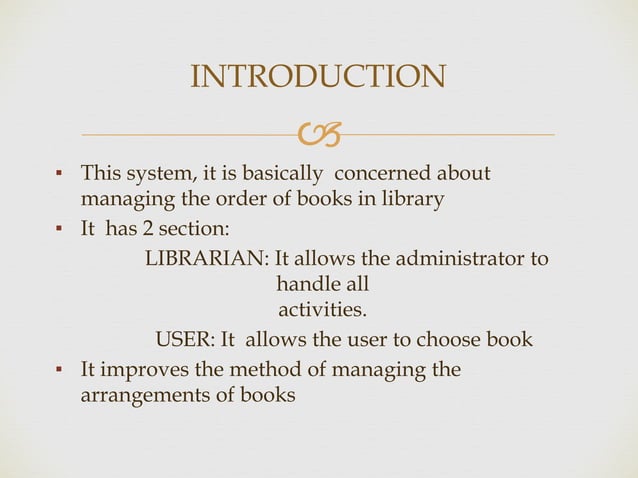 LIBRARY MANAGEMENT SYSTEM ppt.pptx | Operating Systems | Computer Software and Applications