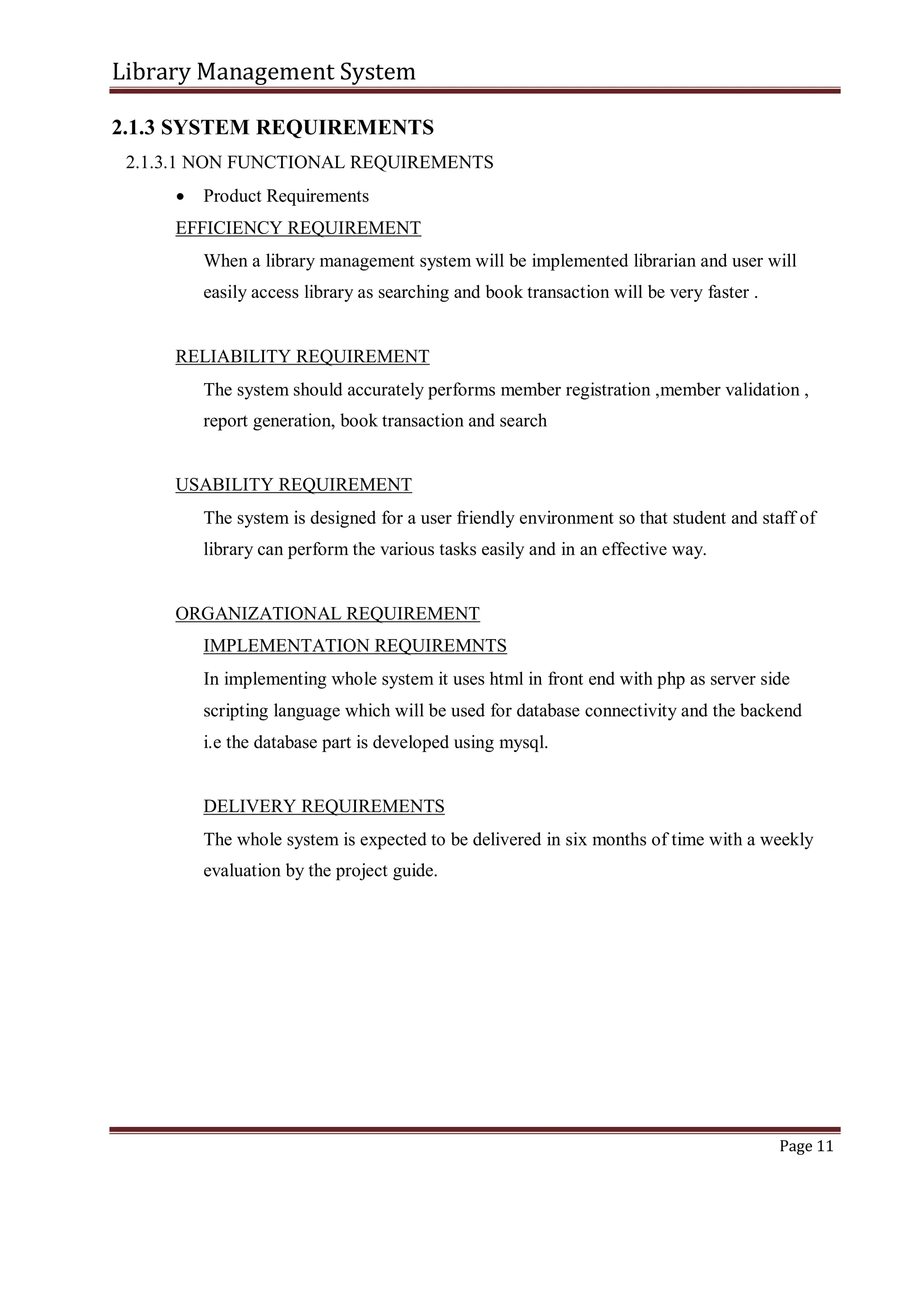 Library_management_system_project_report.pdf | Operating Systems | Computer Software and ...